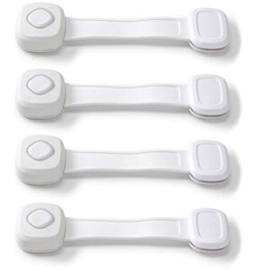 Safety 1st Outsmart All-Purpose, Multi Use Strap, Four Pack, White