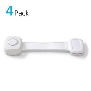 Safety 1st Outsmart All-Purpose, Multi Use Strap, Four Pack, White