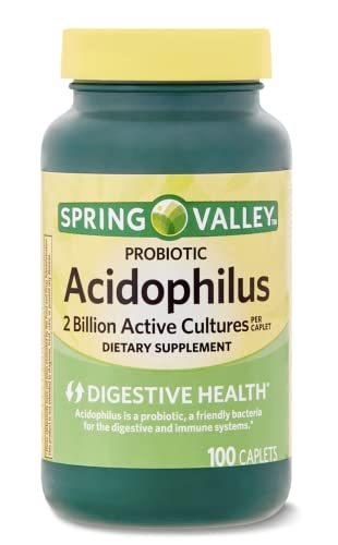 Spring Valley Probiotic Acidophilus 100ct Digestive Health