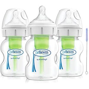 dr. brown’s 5 oz options+ wide-neck bottles, 3-pack