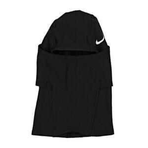 nike pro hyperwarm hood black | white