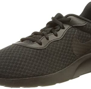 Nike Womens Tanjun Black/Black-Barely Volt 9