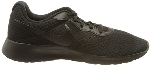 Nike Womens Tanjun Black/Black-Barely Volt 9