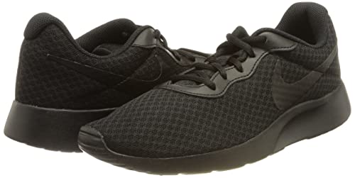 Nike Womens Tanjun Black/Black-Barely Volt 9