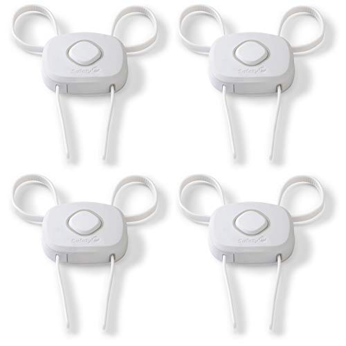 Safety 1st OutSmart™ Flex Lock, White, 4 Pack