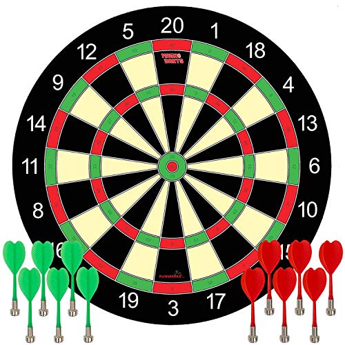 Magnetic Dart Board Game – 12pcs – Best Kids Magnetic Darts Boys Toys Gifts Indoor Outdoor Games for Family and Friends – Safe Dart Game Set for All Ages 5 6 7 8 9 10 11 12 Year Old Kids and Adults