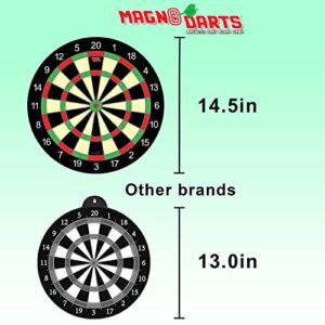 Magnetic Dart Board Game – 12pcs – Best Kids Magnetic Darts Boys Toys Gifts Indoor Outdoor Games for Family and Friends – Safe Dart Game Set for All Ages 5 6 7 8 9 10 11 12 Year Old Kids and Adults