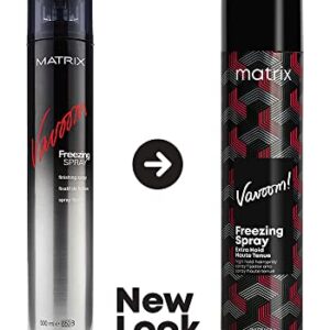 MATRIX Vavoom Extra Hold Freezing Spray | Volumizing & Texturizing Hair Spray With Firm Hold | Prevents Frizz | Hairspray For All Hair Types