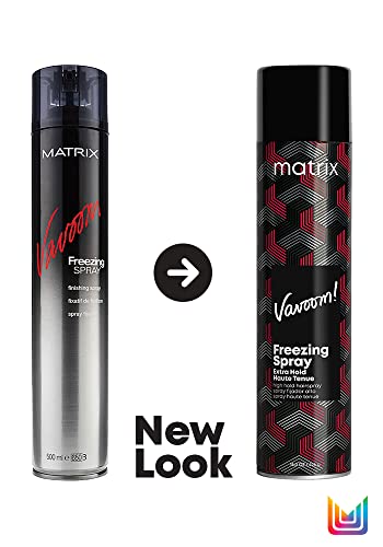 MATRIX Vavoom Extra Hold Freezing Spray | Volumizing & Texturizing Hair Spray With Firm Hold | Prevents Frizz | Hairspray For All Hair Types