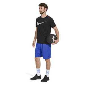 Nike Men's Dry Training Shorts, Black/Black/White, Medium