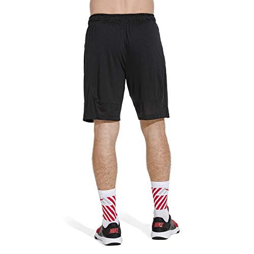 Nike Men's Dry Training Shorts, Black/Black/White, Medium