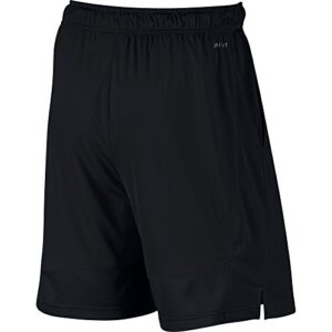 Nike Men's Dry Training Shorts, Black/Black/White, Medium