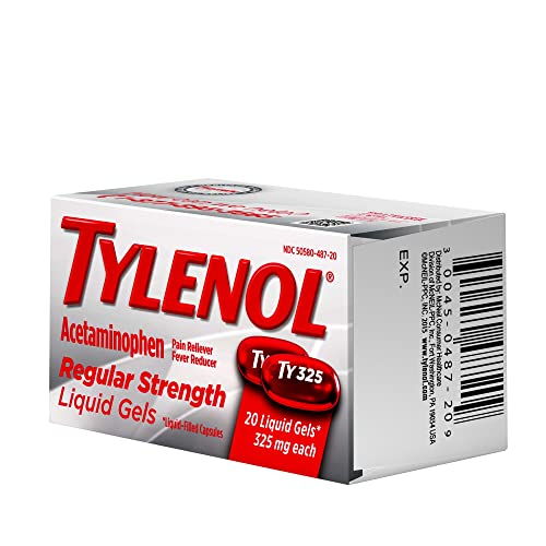 Tylenol Gel Capsules 325MG 20 Count (2 Pack)