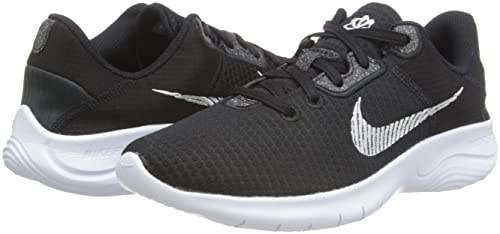 Nike Women's Flex Experience Run 11 NN Running Shoe, Black/White-DK Smoke Grey, 10 M US