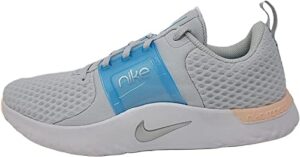 nike women’s renew in-season tr 10 training shoes, pure platinum/metallic silver, 8 m us