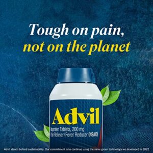 Advil Pain Reliever and Fever Reducer, Pain Relief Medicine with Ibuprofen 200mg for Headache, Backache, Menstrual Pain and Joint Pain Relief - 300 Coated Tablets