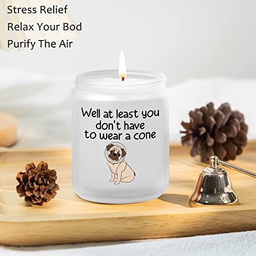 Get Well Soon Gifts for Women or Men, Funny Cute After Surgery Cancer Recovery Feel Better Thinking of You Candle Gifts for Friend Mom Daughter Sister Coworker Girlfriend Her Him - Lavender Scented