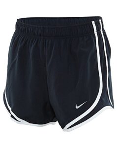 nike womens tempo running shorts black | black | gray large