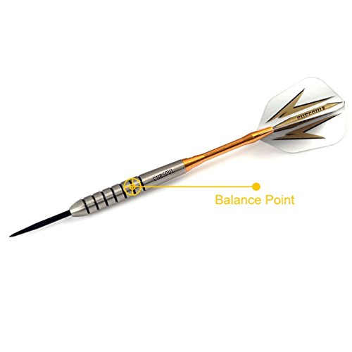 CUESOUL 19 Grams Tungsten Steel Tip Darts Set 90% Tungsten