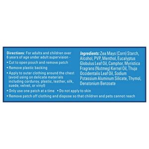 Vicks Children's VapoPatch, Wearable Mess-Free Aroma Patch, Soothing & Comforting Non-Medicated Vicks Vapors, For Children Ages 6+, 5ct (Pack of 2)