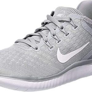 Nike Women's Free RN 2018 Running Shoe (8.5 M US, Wolf Grey/White/Volt)