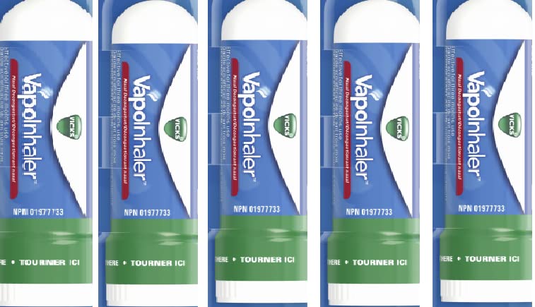 Vicks Inhaler for Quick Relief from Blocked Nose 0.5ml - Pack of 5