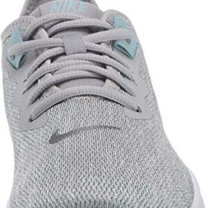 Nike Women's Flex Trainer 9 Cross, Wolf Grey/Pure Platinum-Ocean Cube-White, 7.5 Regular US