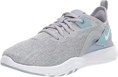 Nike Women's Flex Trainer 9 Cross, Wolf Grey/Pure Platinum-Ocean Cube-White, 7.5 Regular US