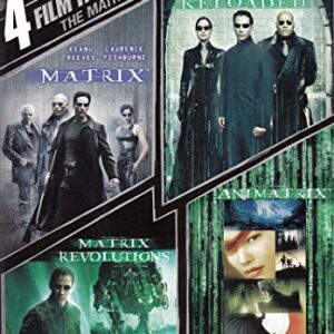 4 Film Favorites: The Matrix Collection (The Matrix / The Matrix Reloaded / The Matrix Revolutions / The Animatrix)