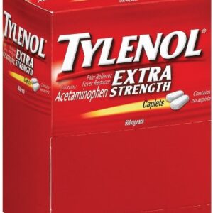 Tylenol Extra Strength Caplets, 100 Count, Pack of 2