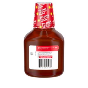 Tylenol Cold + Flu Severe Flu Medicine, Liquid Daytime Cold and Flu Relief, Honey Lemon, 8 fl. oz