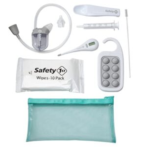 Safety 1st Sick Day Survival Kit, BoogEase Nasal Aspirator with 2 Nose tip Sizes, Grey