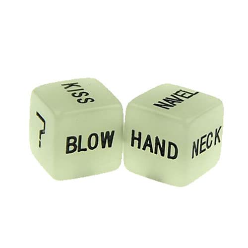 Glow in The Dark Love Dice- for Couple, Anniversary, Valentines Day, Gift for Him,Her,Husband,Wife