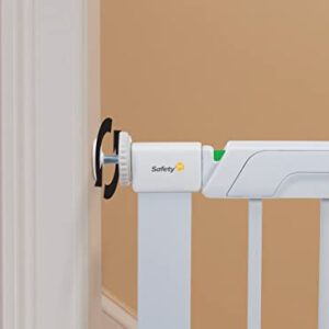 Safety 1st Flat Step Pressure-Mounted Baby Gate, White