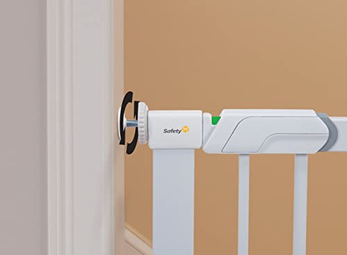 Safety 1st Flat Step Pressure-Mounted Baby Gate, White