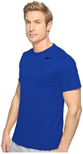 nike men’s legend 2.0 short sleeve tee, game royal/black/black, small