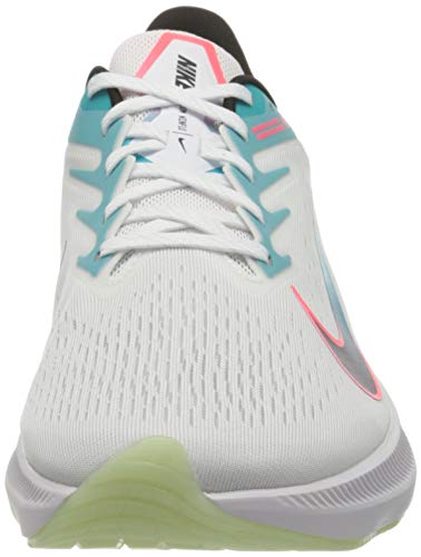 Nike Men's Running Shoe, Summit White/Black-Flash Crimson, 10 UK