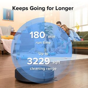 roborock Q5+ Robot Vacuum with Self-Empty Dock, Hands-Free Cleaning for up to 7 Weeks, 2700Pa Max Suction, 180mins Max Run-Time, Compatible with Alexa, Perfect for Hard Floors, Carpets, and Pet Hair