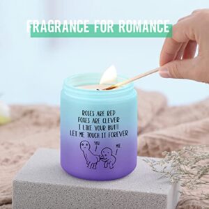 GSPY Scented Candles for Men, Women - Naughty Anniversary, Fiance Gifts for Her, Him, Couples Gifts - Funny Birthday, Mothers Day, Fathers Day, Love You Gifts for Husband, Wife, Boyfriend, Girlfriend