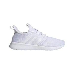 adidas womens Cloudfoam Pure 2.0 Running Shoes, White/White/Grey, 9 US