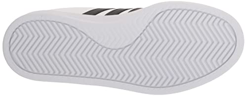 adidas Women's Grand Court 2.0 Tennis Shoe, FTWR White/Core Black/Core Black, 8.5