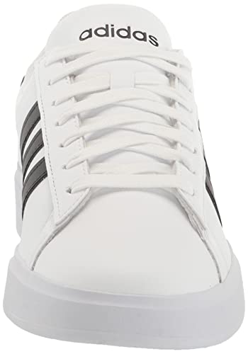 adidas Women's Grand Court 2.0 Tennis Shoe, FTWR White/Core Black/Core Black, 8.5