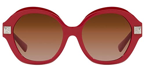 Valentino ROCKSTUD VA 4086 Red/Brown Shaded 54/18/140 women Sunglasses