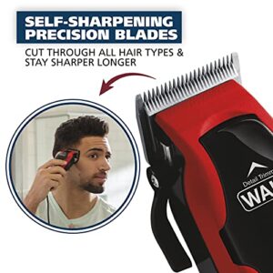 Wahl Clipper Clip 'n Trim 2 In 1 Hair Cutting Corded Clipper/Trimmer Kit with Self Sharpening Blades - Model 79900-1501P