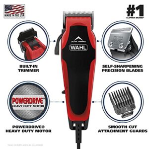 Wahl Clipper Clip 'n Trim 2 In 1 Hair Cutting Corded Clipper/Trimmer Kit with Self Sharpening Blades - Model 79900-1501P