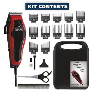 Wahl Clipper Clip 'n Trim 2 In 1 Hair Cutting Corded Clipper/Trimmer Kit with Self Sharpening Blades - Model 79900-1501P