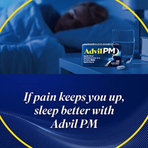 Advil Pain Reliever and Fever Reducer, Ibuprofen 200mg for Pain Relief - 300 Count, Advil PM Pain Reliever and Nighttime Sleep Aid, Ibuprofen for Pain Relief and Diphenhydramine Citrate - 2 Count