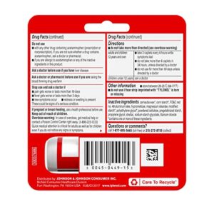 Tylenol Extra Strength Caplets with 500 mg Acetaminophen, Pain Reliever & Fever Reducer, 10 ct (Pack of 12)