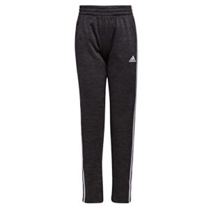 adidas boys’ indicator pants, black heather, large (14/16)