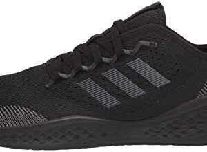 adidas Men's Fluidflow 2.0 Trail Running Shoe, Black/Grey/Black, 11